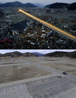 Japan tsunami recovery: Then and now