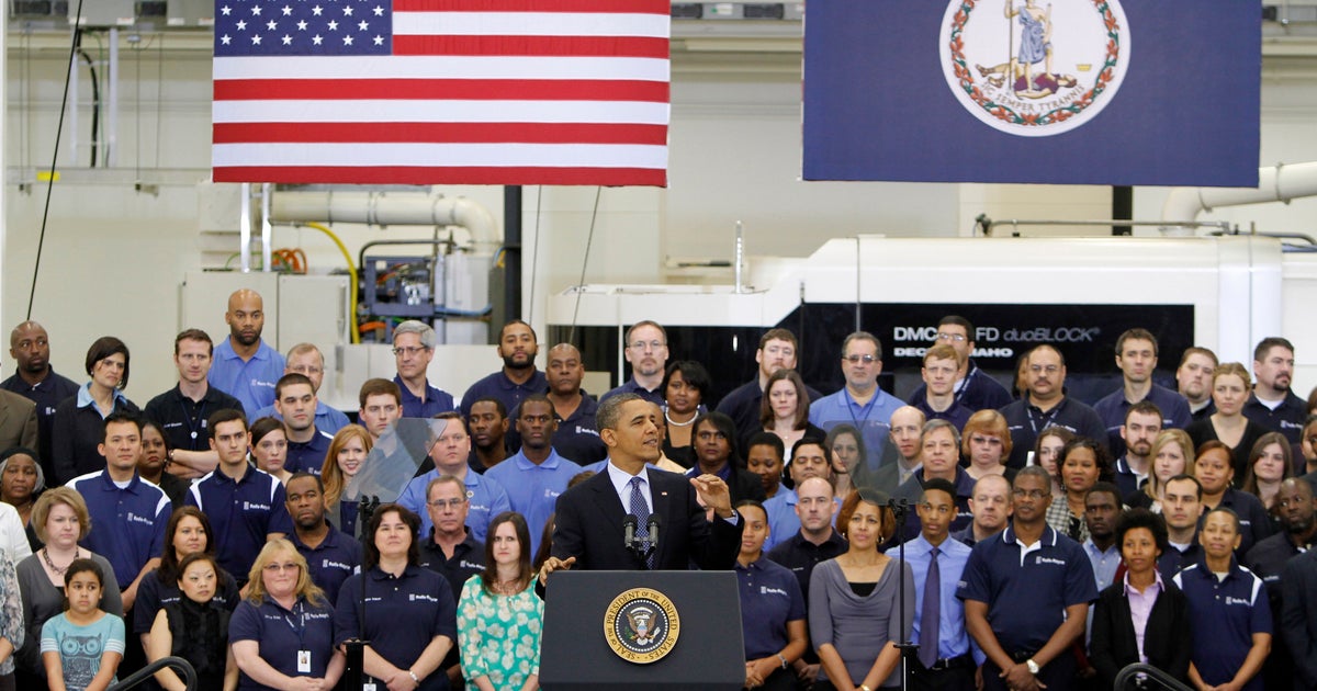 Obama touts job growth; GOP says it's not enough - CBS News