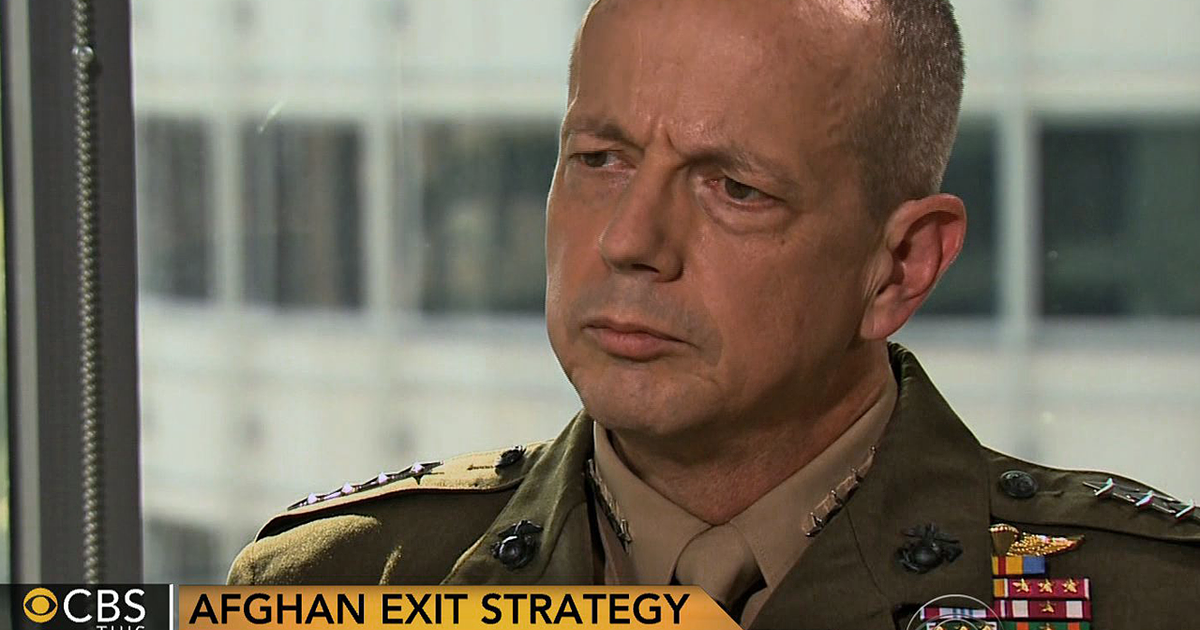 Gen. Allen: Afghan relations bruised, not broken - CBS News