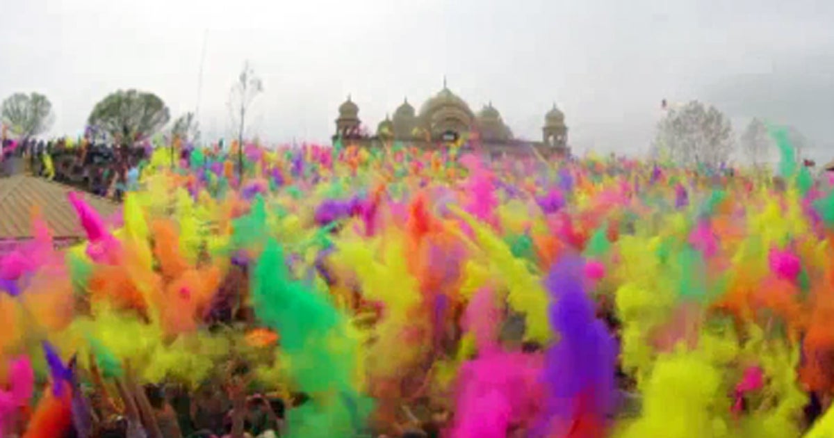 Festival of Colors will definitely brighten anyone's day up - CBS News