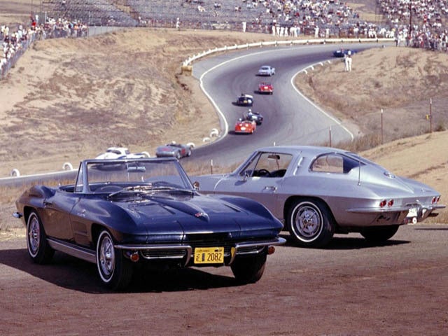 Corvettes through the years