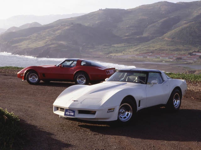 Corvettes through the years