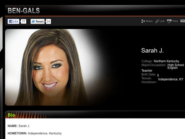 Former Cincinnati Bengals Cheerleader Sarah Jones