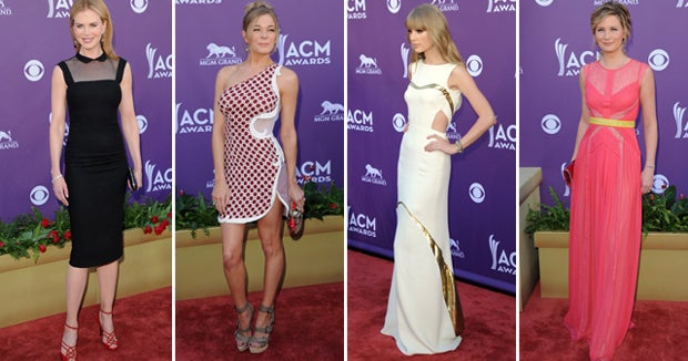 ACM Awards fashion: Stars show some skin with cutouts and mesh - CBS News