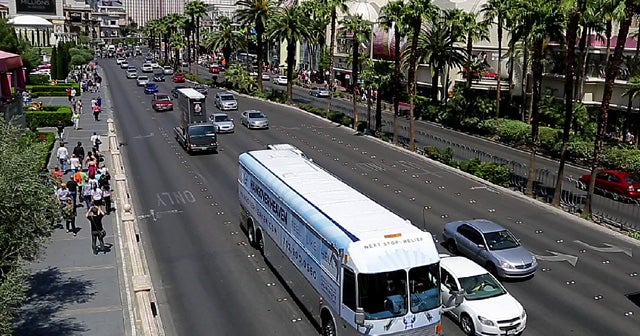 "Hangover Heaven" bus rolls out in Las Vegas