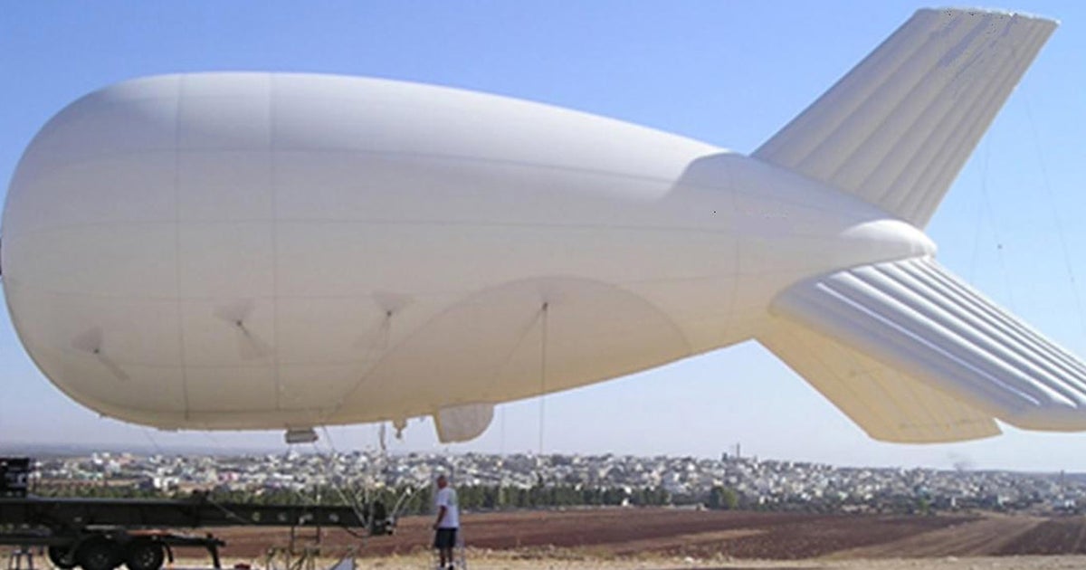U.S. tests spy blimps on Mexico border - CBS News