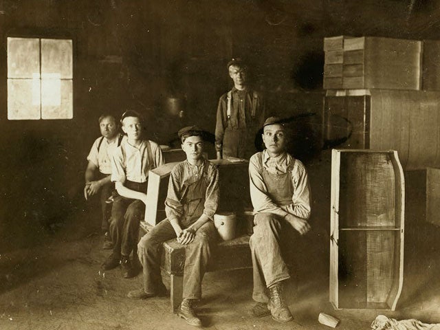 Child labor from 1908 to 1917