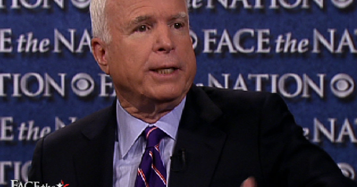 McCain: U.S. "is weakened" under Obama - CBS News