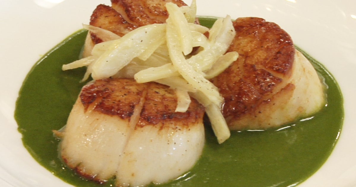 Searing 101: Restaurant-style scallops - CBS News