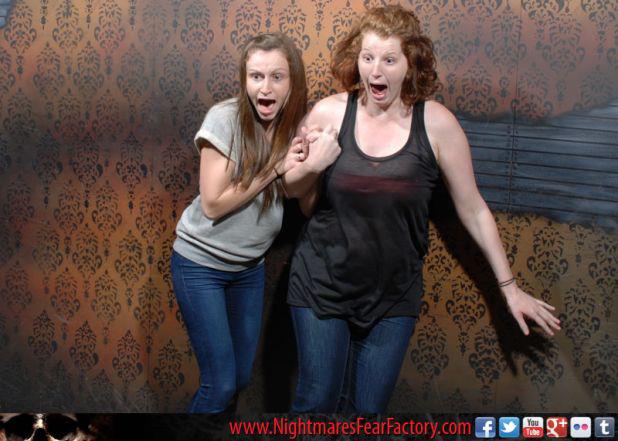 Terrified reactions at haunted house, Pt. 1