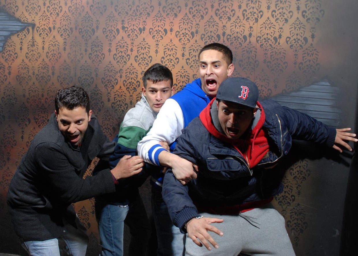 Terrified reactions at haunted house, Pt. 4