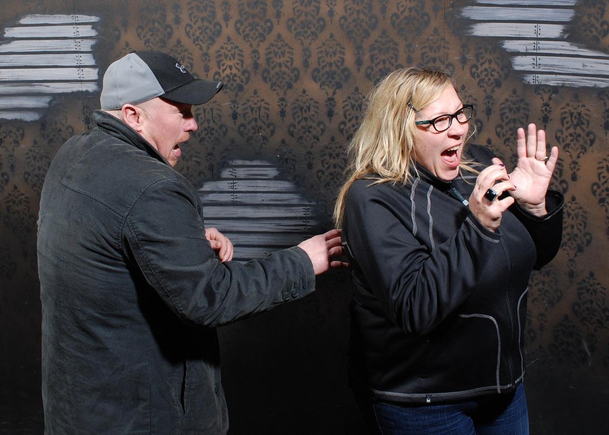 Terrified reactions at haunted house, Pt. 4
