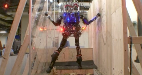 Watch a DARPA robot trying to navigate obstacles - CBS News