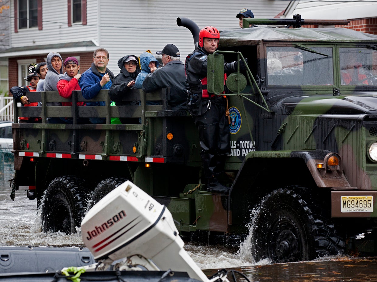 Hurricane Sandy rescue missions