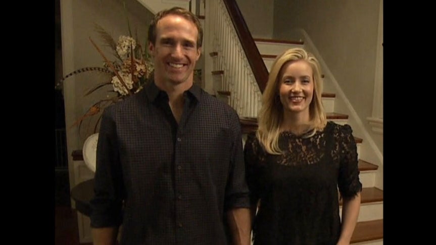 At home with Drew and Brittany Brees