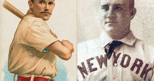 Baseball cards from 1880s-1910s