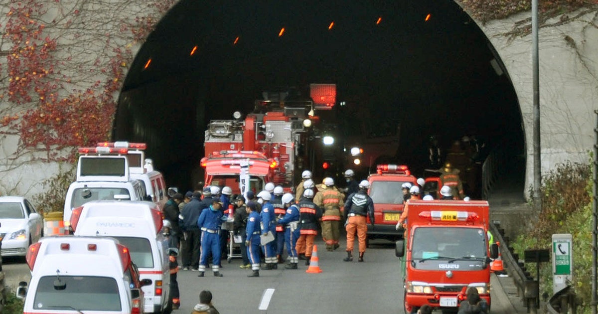 Nine dead in Japan highway tunnel collapse - CBS News