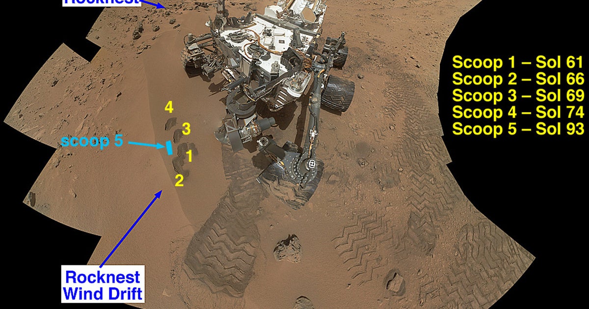 Mars rover: No revelations in first soil test - CBS News