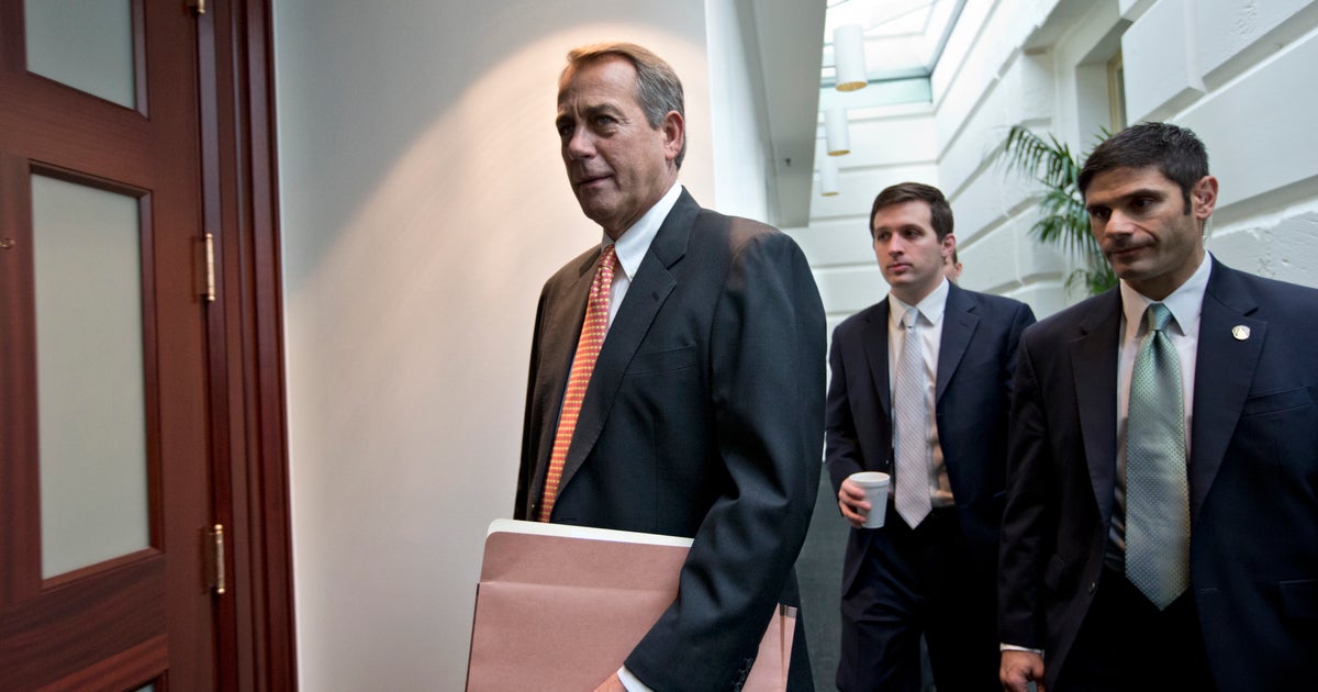 Boehner to House GOP: Don't make Christmas plans - CBS News