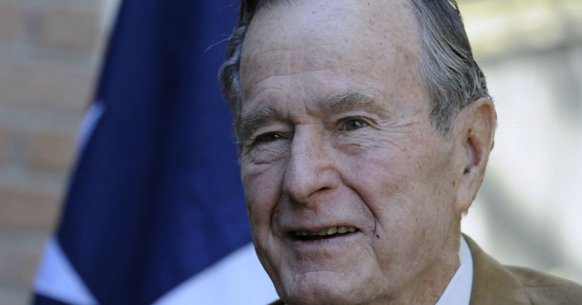 Former President George H.W. Bush: "Best wishes" to Obamas - CBS News