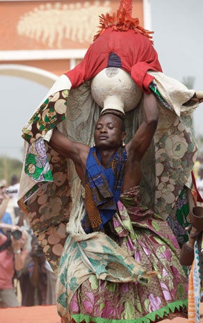 Voodoo festival in West Africa