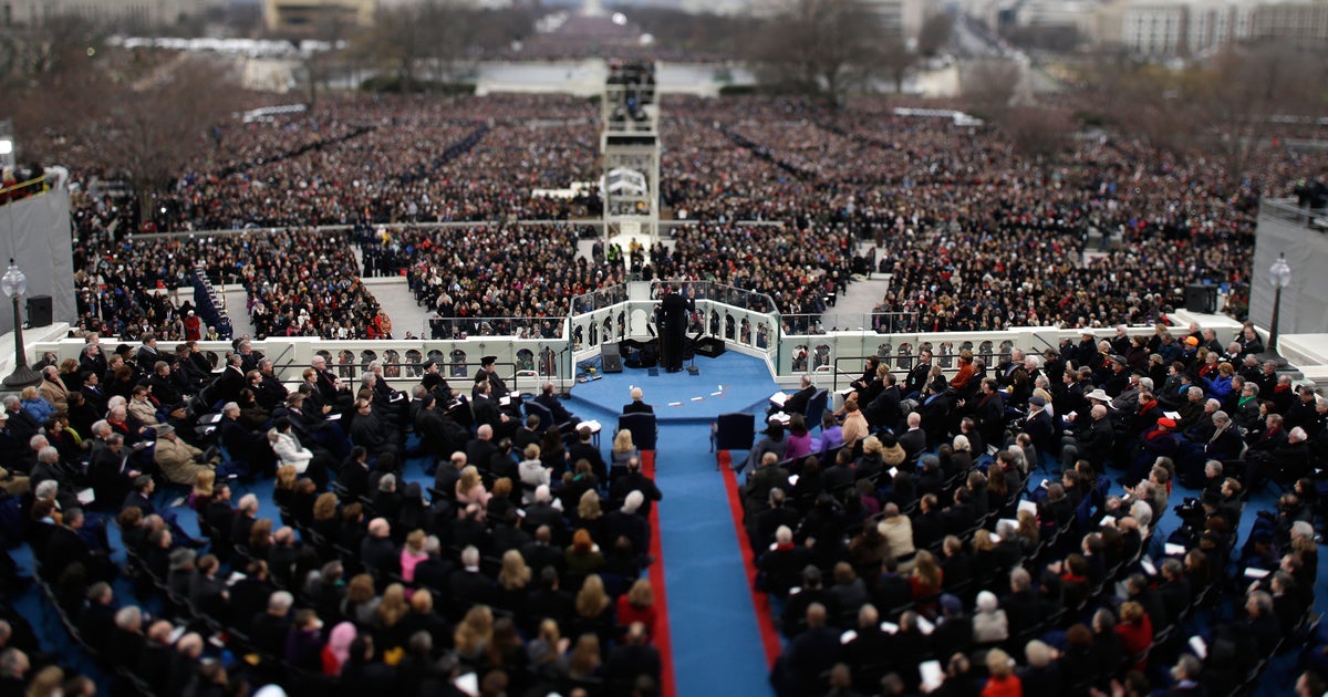 How many attended Obama's second inauguration? - CBS News