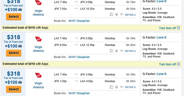 Web site enables smarter flight searches - CBS News