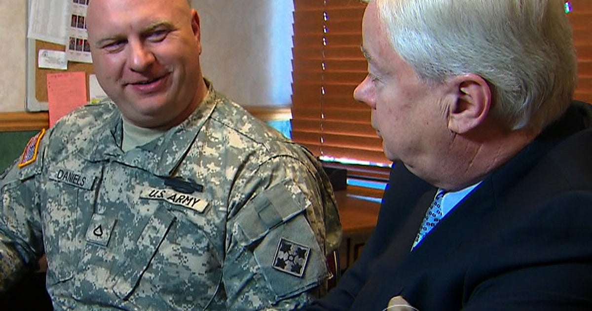 Soldier speaks out on wartime viral video, getting shot - CBS News