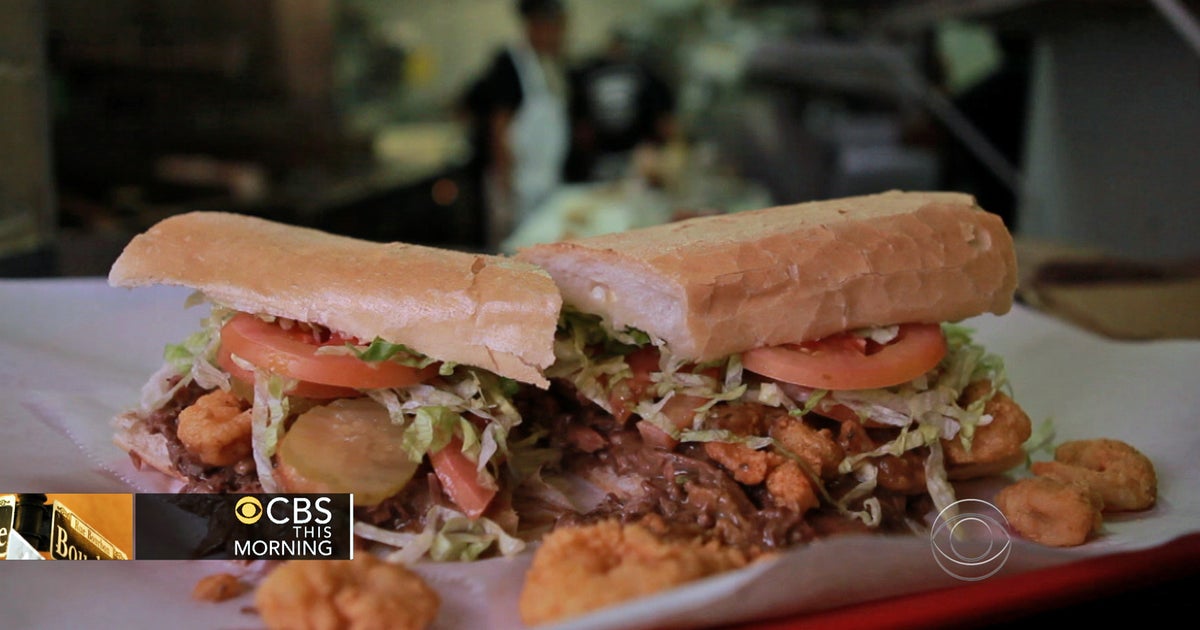 The tale behind the sandwich: New Orleans' Po' Boy - CBS News