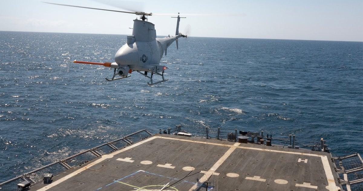 Navy unveils first squadron with drone helicopters - CBS News