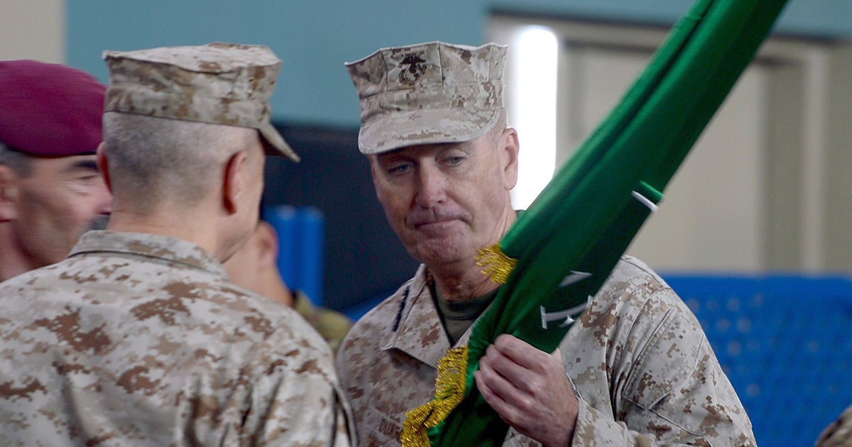 Marine Gen. Joseph Dunford takes the helm in Afghanistan - CBS News