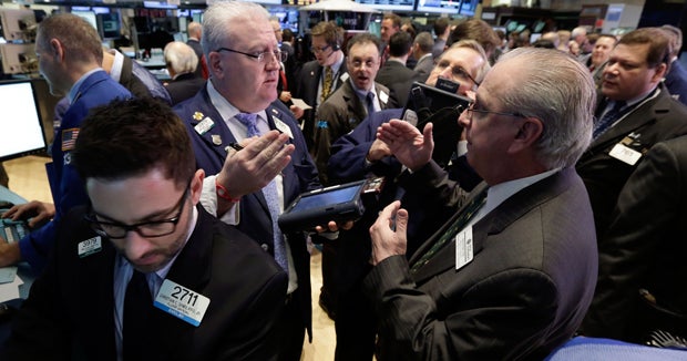 Dow eases back from near record as rally fades - CBS News