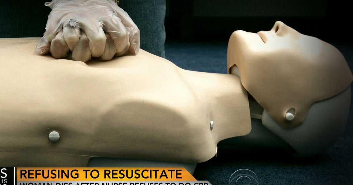 911 call reveals nurse refused to give dying woman CPR - CBS News