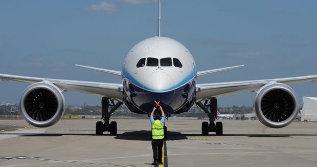 Boeing 787 Dreamliner testing more than half done - CBS News