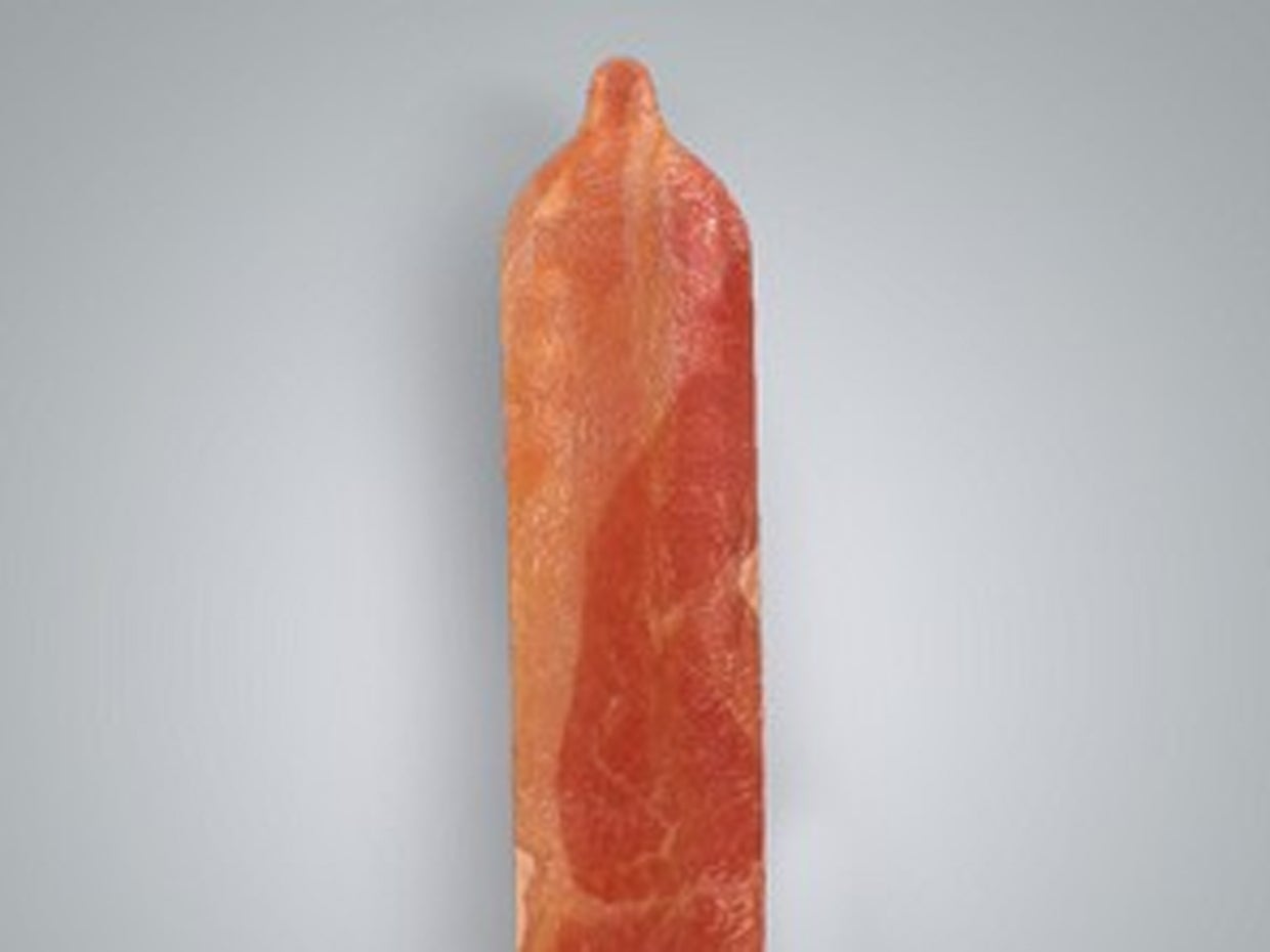 For sizzle: Company offers bacon-flavored condoms - CBS News
