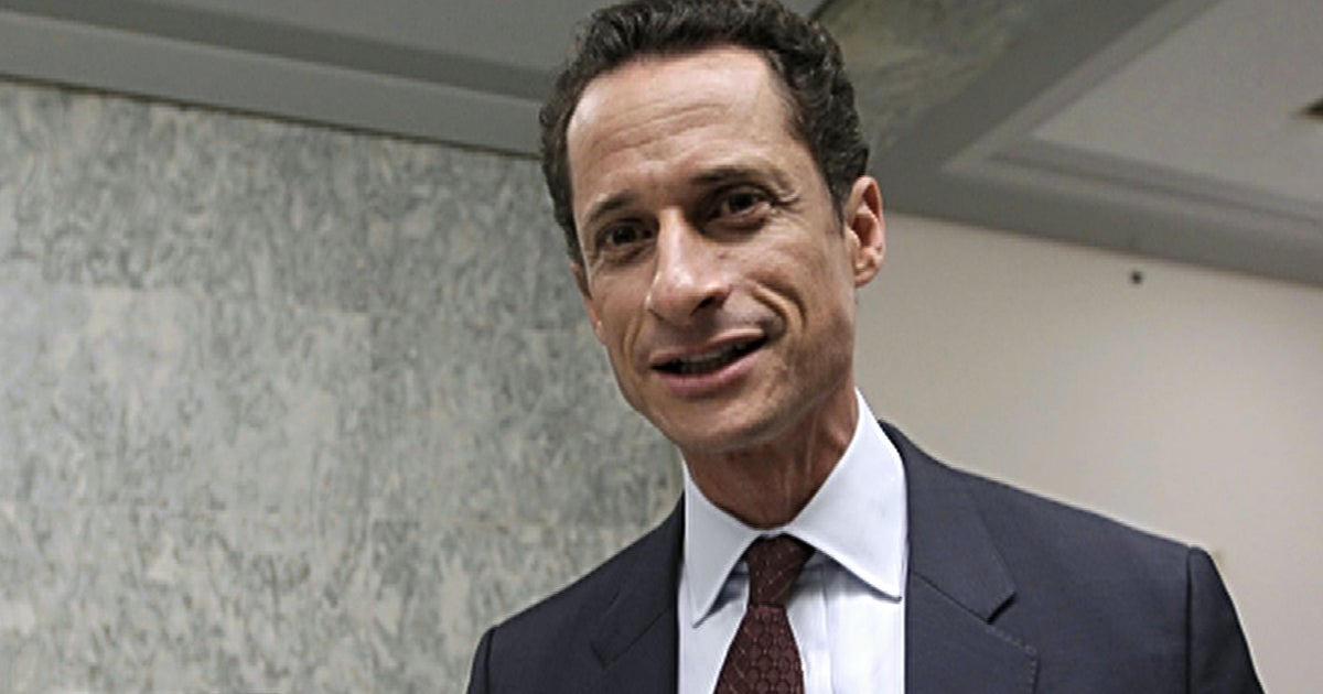 Weiner back on Twitter, the epicenter of his prior downfall - CBS News