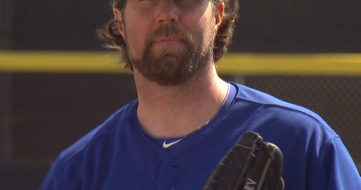 R.A. Dickey on the moment he hit rock bottom - CBS News