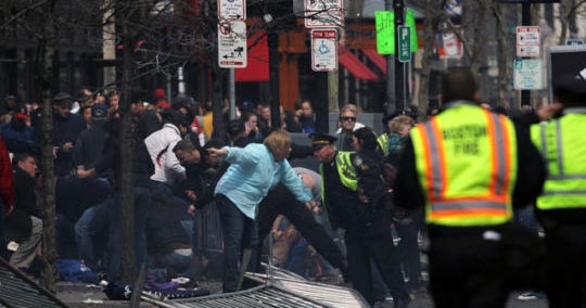 Boston Marathon Bombings: Surveillance video spies man on cellphone ...