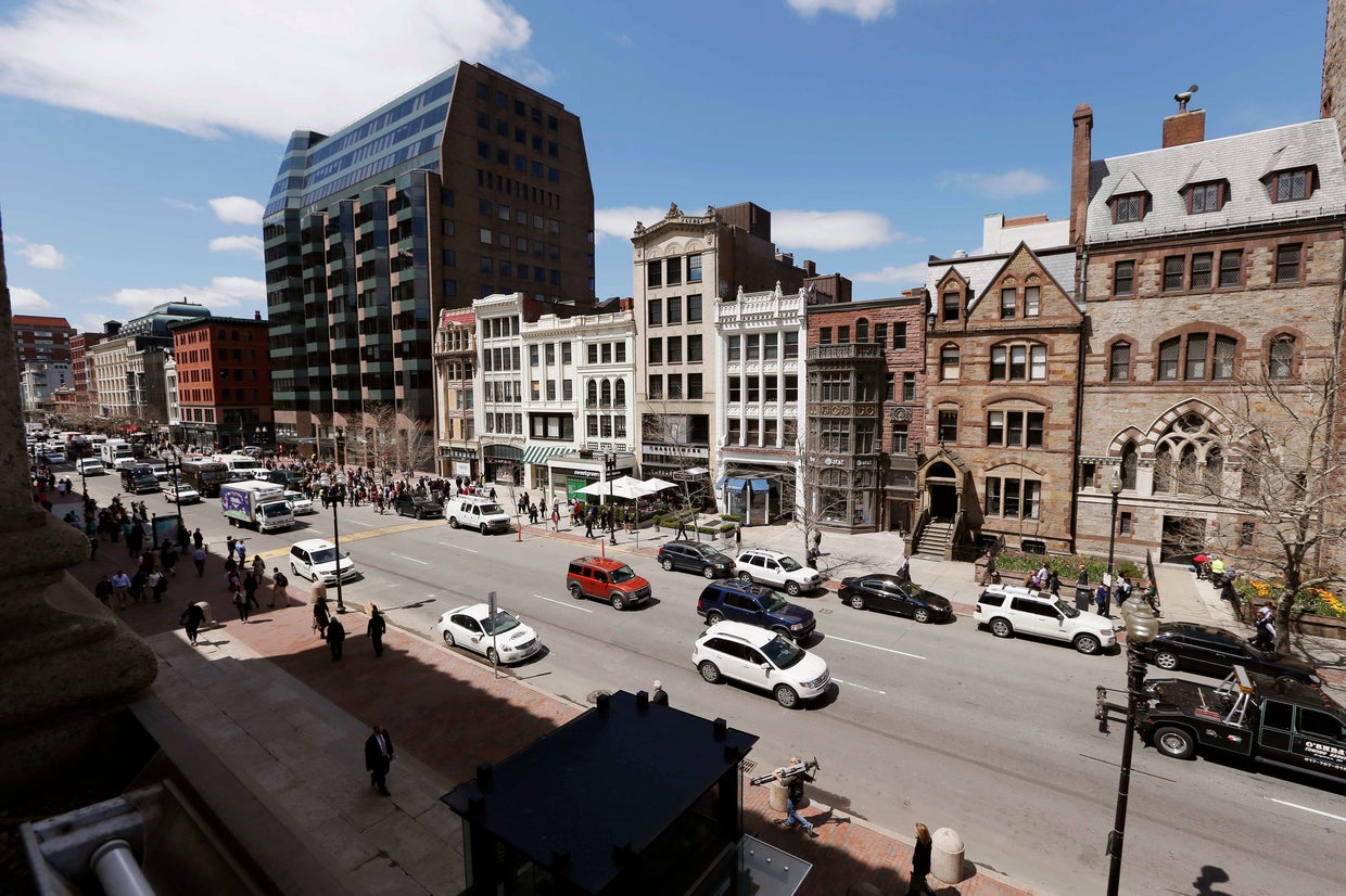 Boston's Boylston St. reopens