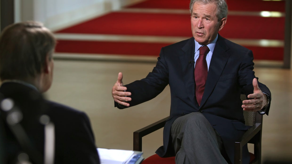 George W. Bush on his legacy, his father and painting - CBS News