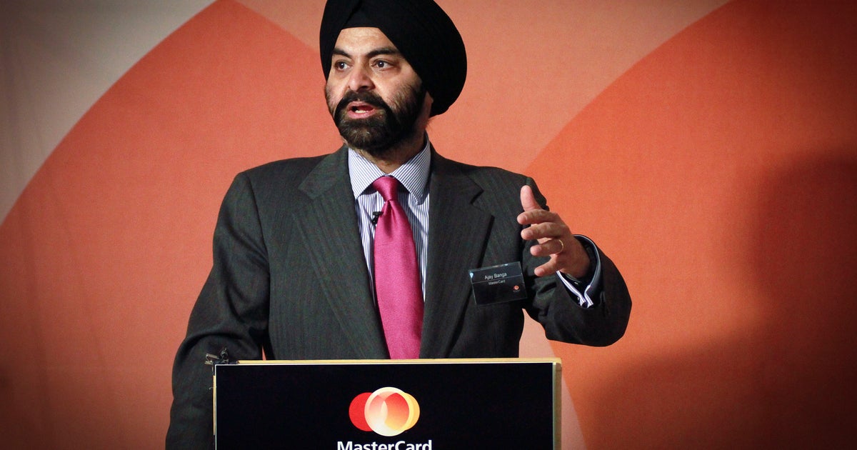 MasterCard in 2012 paid CEO Banga $11.3 million - CBS News