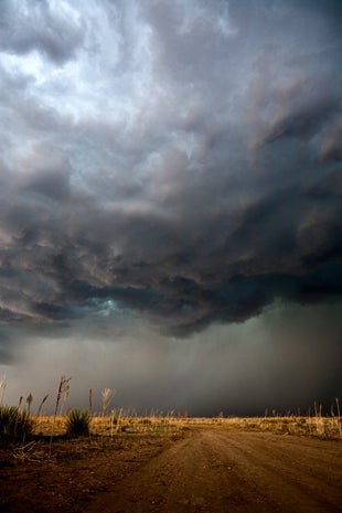 Stunning storm clouds