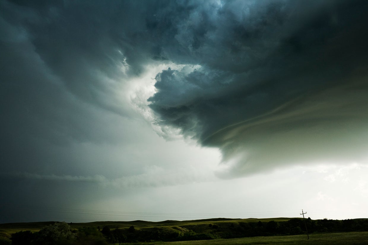 Stunning storm clouds