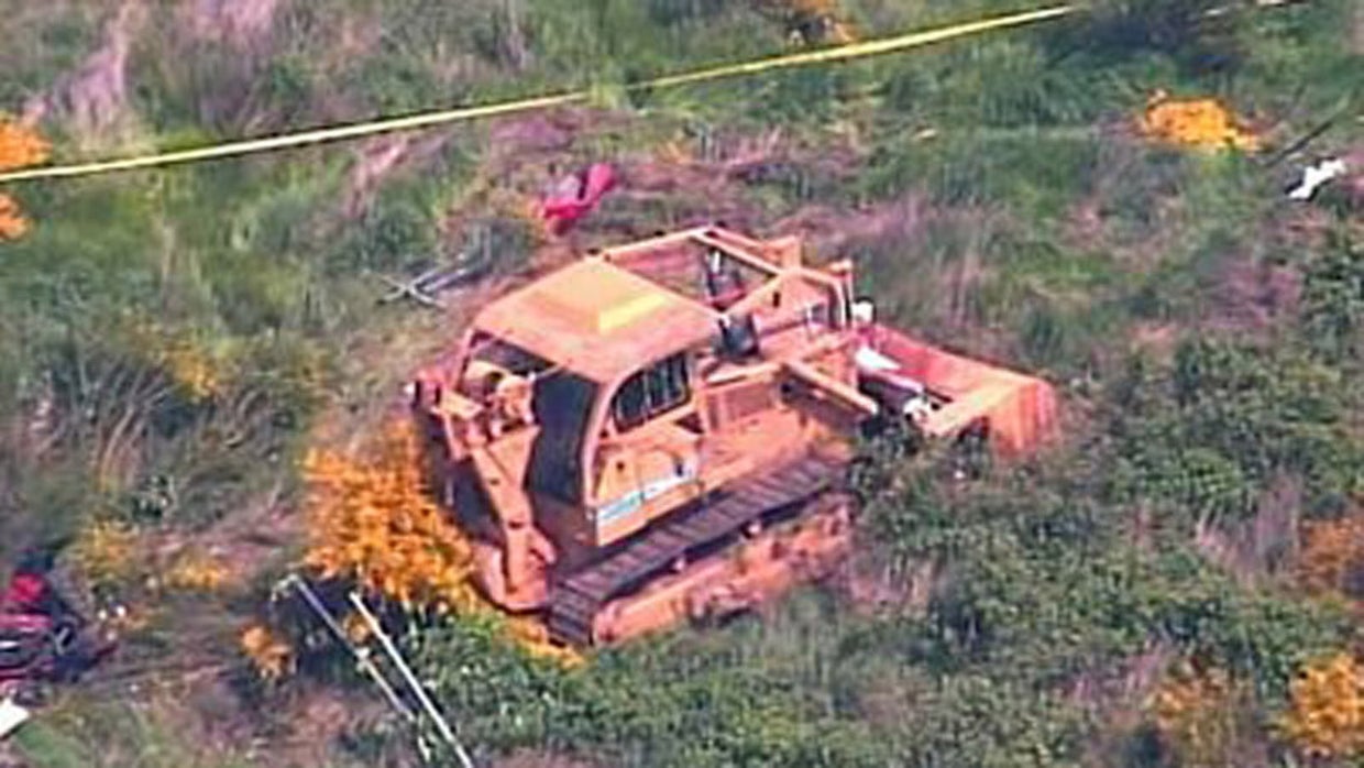 Washington bulldozer rampage caused $300k in damage - CBS News