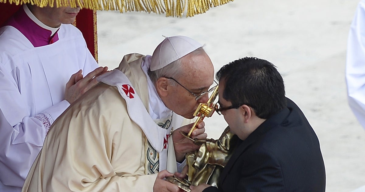 Pope Francis gives the Catholic Church hundreds of new saints - CBS News