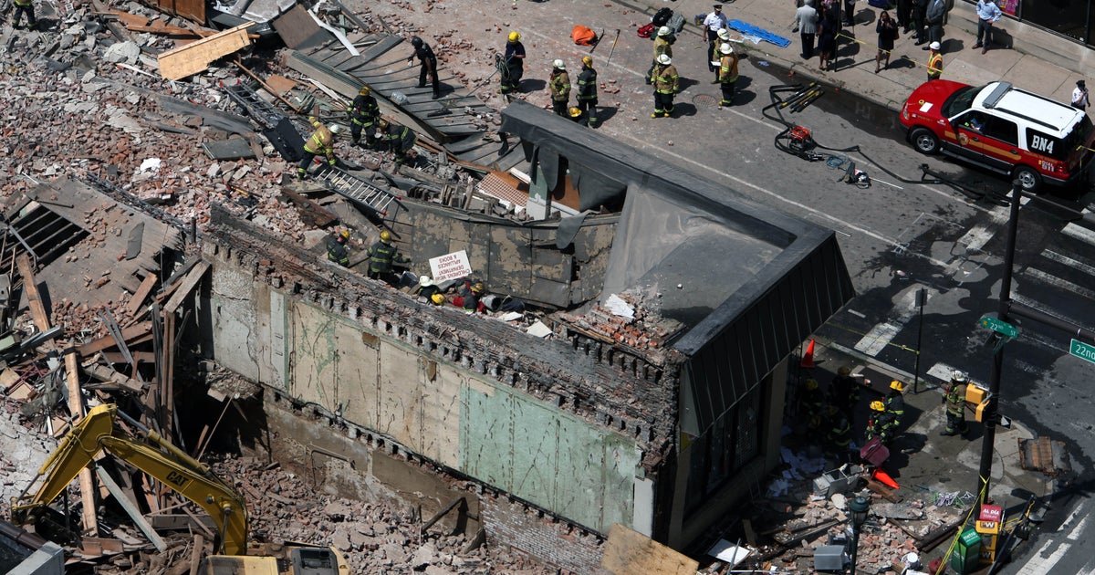 Mayor: 6 dead in Philly building collapse - CBS News