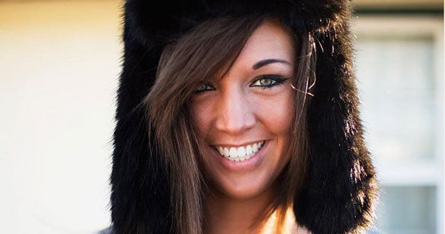 Valerie Dodds, 19, poses naked at Lincoln Catholic H.S. in Nebraska as ...