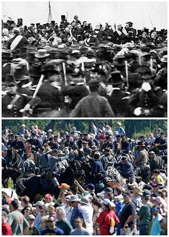 Gettysburg: Then and now