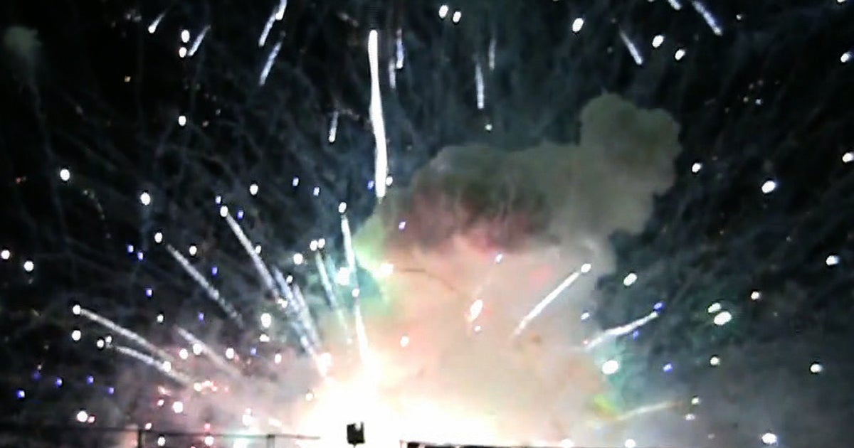 Dozens hurt in Fourth of July fireworks accident - CBS News