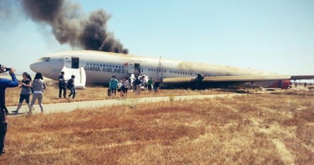 Survivors, witnesses capture photos of San Francisco crash